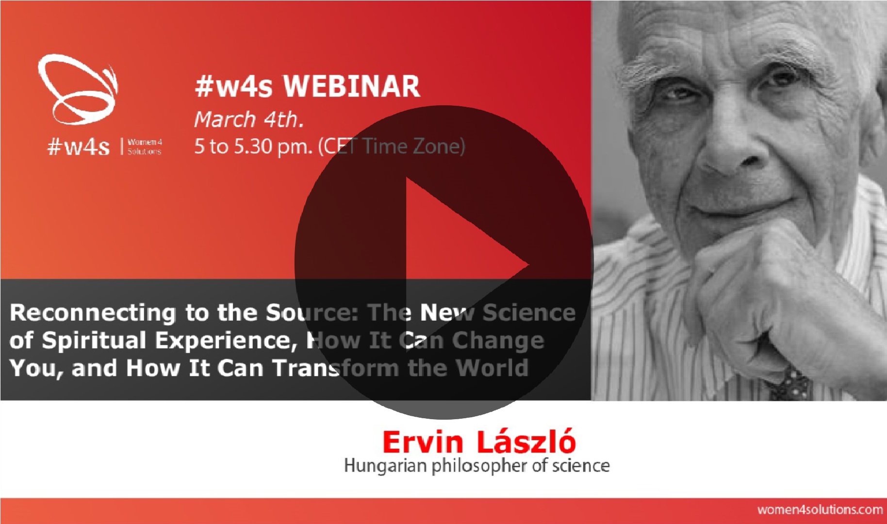 Ervin László - Reconnecting to the Source: The New Science of Spiritual ...
